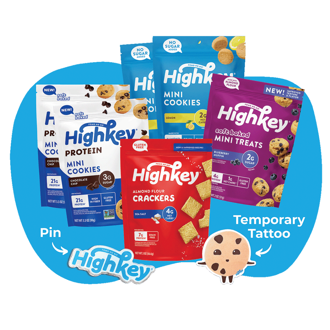 HighKey Mini Cookies: Lower Carb Snacks