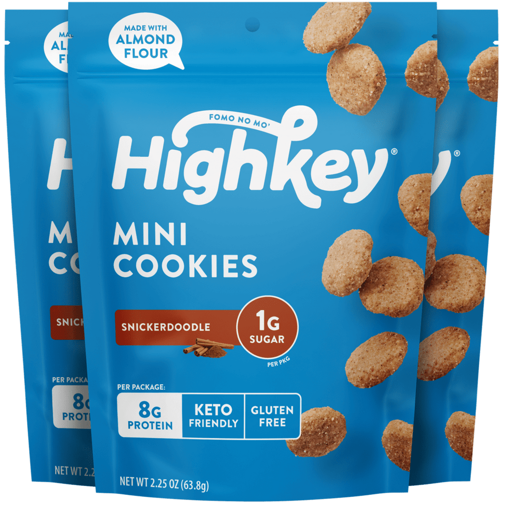 Mini Cookies: Snickerdoodle (3 Pack - 2 oz bags) – HighKey